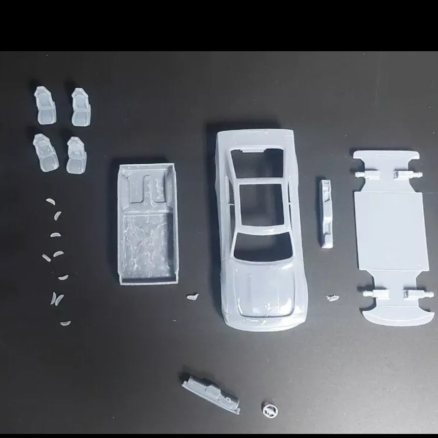 3D Printed Dodge Charger Daytona EV 1/25th Scale Model Kit | Section 8 ...